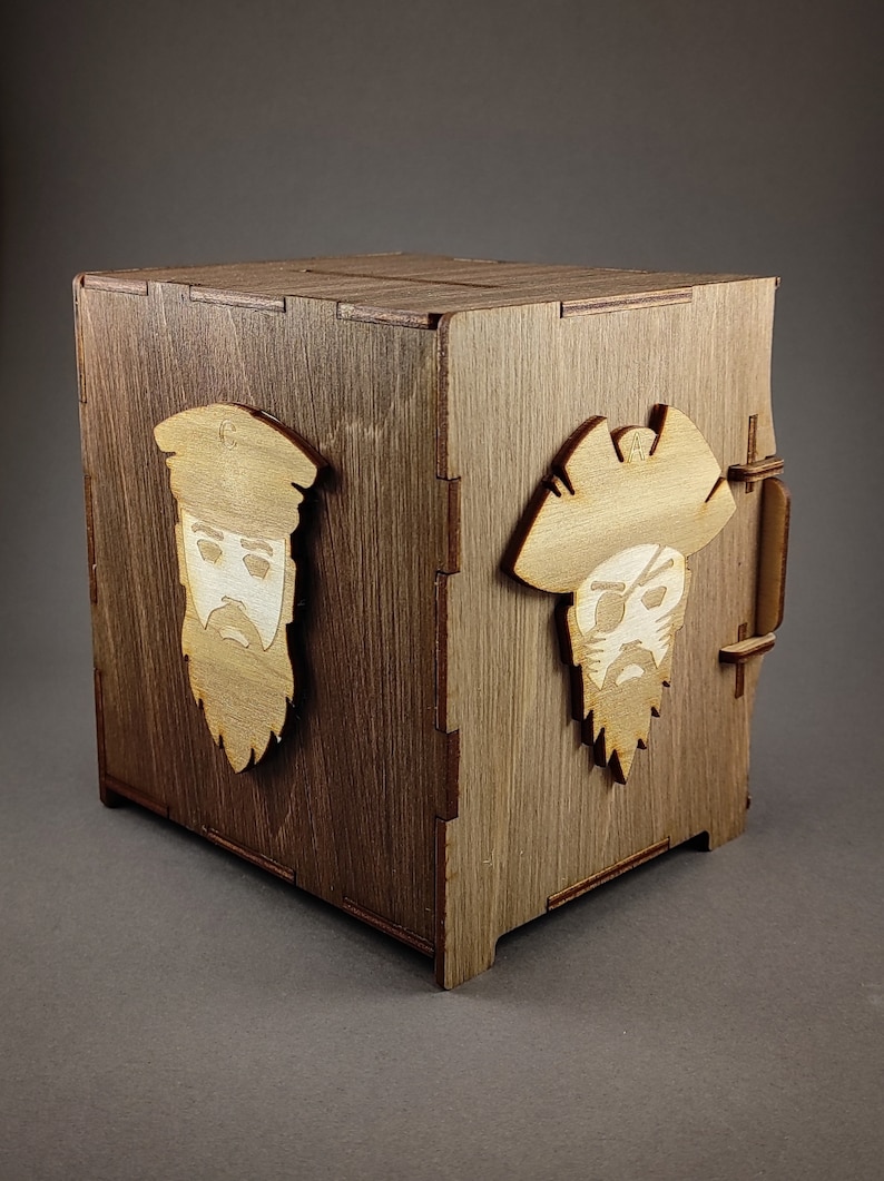 Pirates Wooden Box Safe I New Gift Packing Idea I Escape Room Mini ...