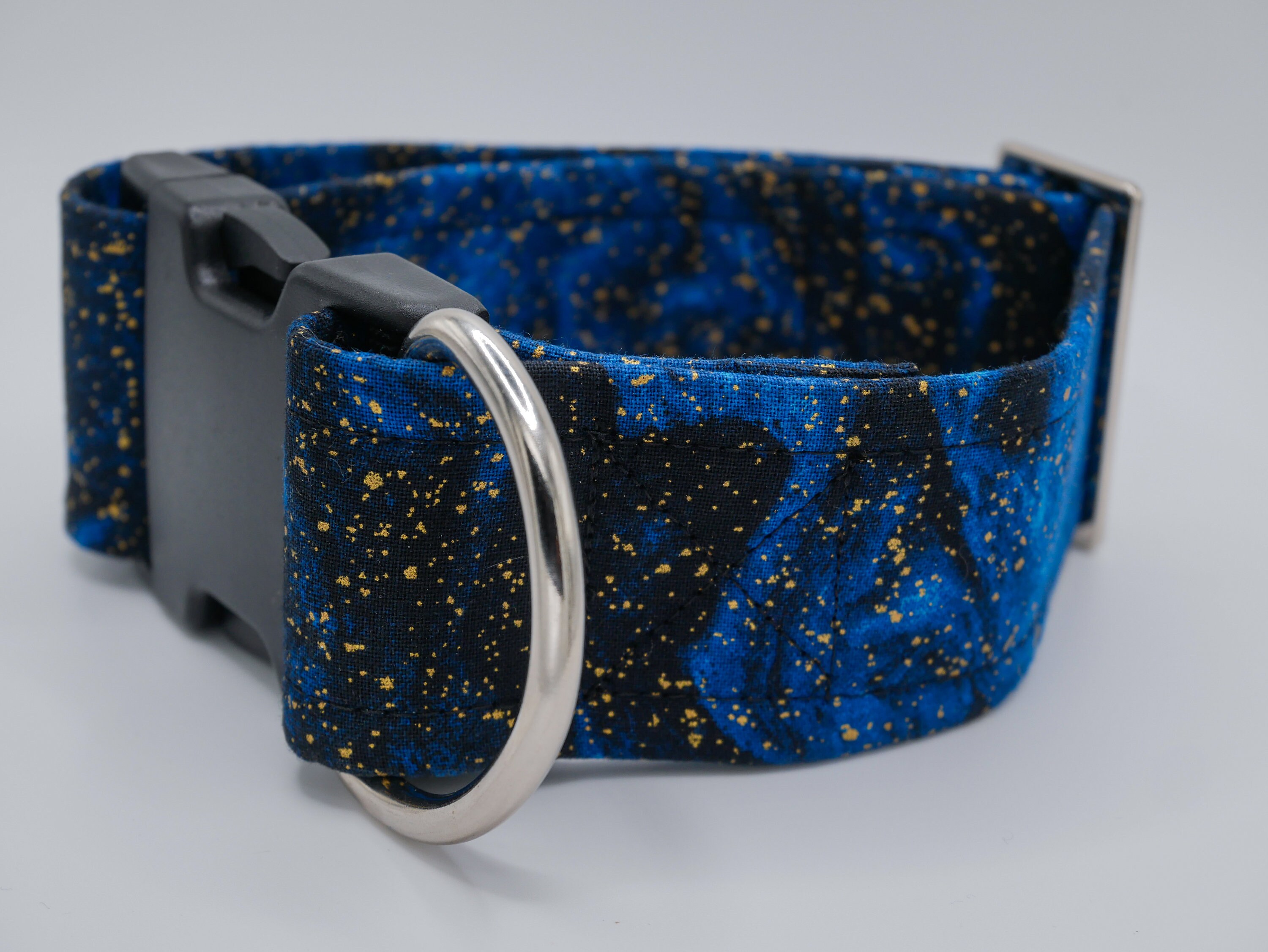 Gold Splatter Dog Collar 2 Inch Dog Collar Wide Dog Collar Big Dog ...