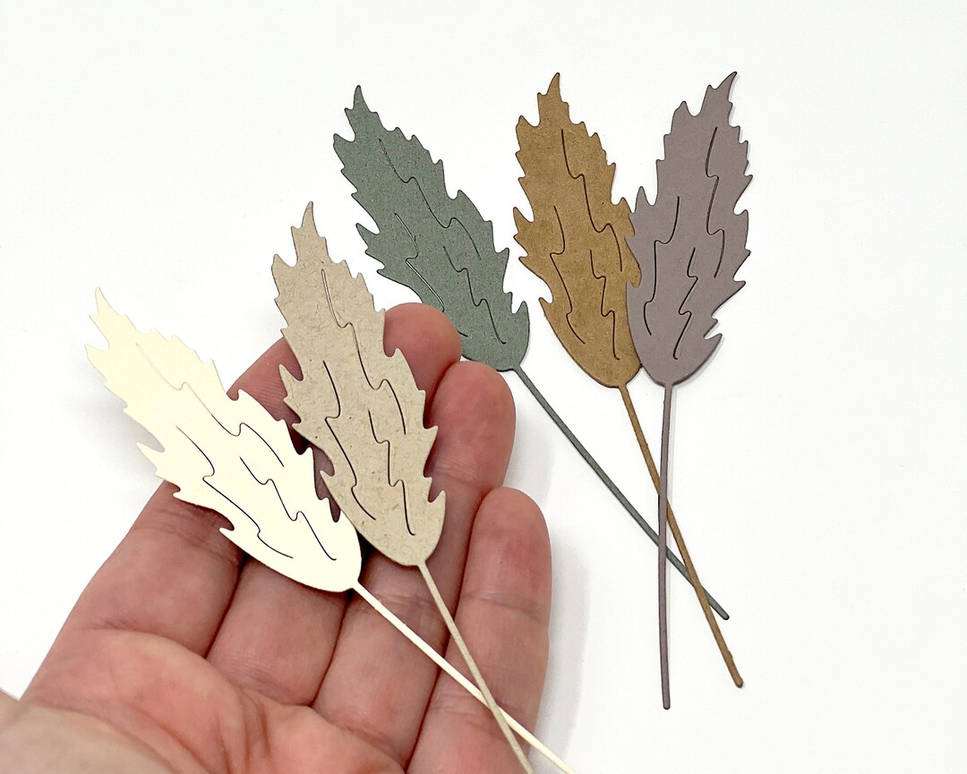 Pampas Grass Die Cuts Floral Cut Outs Paper Grass Cut Outs - Etsy