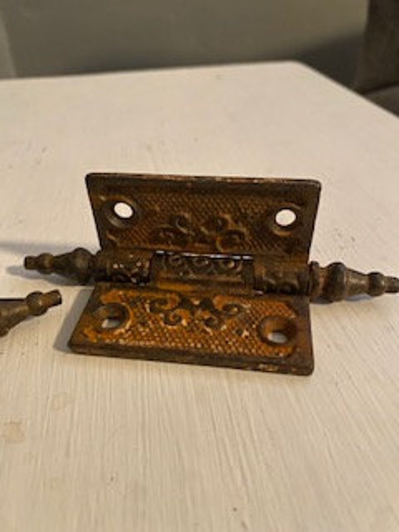 Original 1900's Cast Iron Antique Door Hinges - Etsy