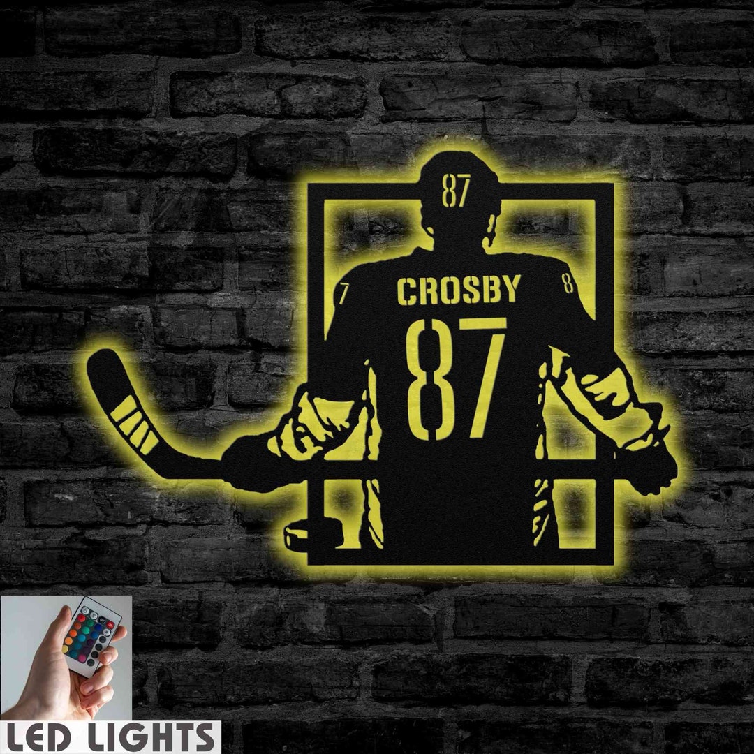 CUSTOM: Hockey Player Name & Number Sign - Perfect Gift for Dads and ...