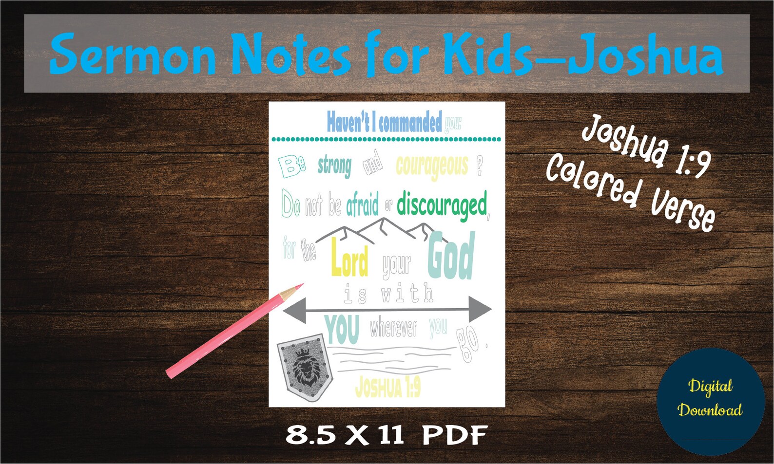 Printable Sermon Notes for Kids Printable Sermon Notes - Etsy