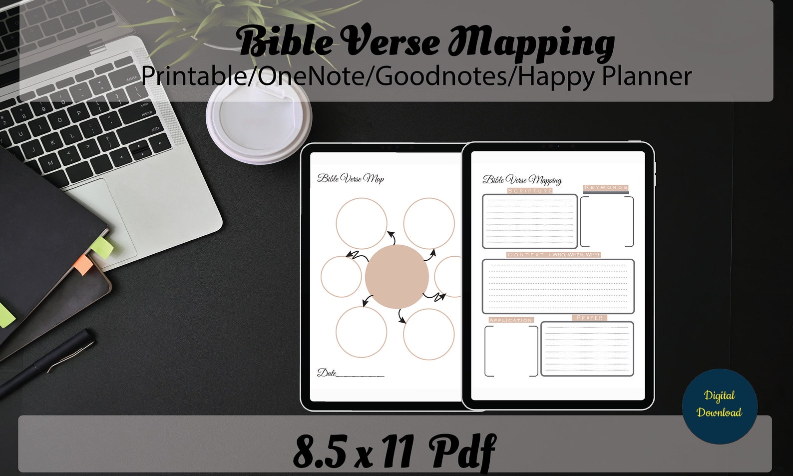 Bible Verse Mapping Bible Verse Mapping goodnotes Onenotes Happy ...