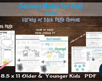 Sermon Church Notes Printable Digital Download Bible Study - Etsy