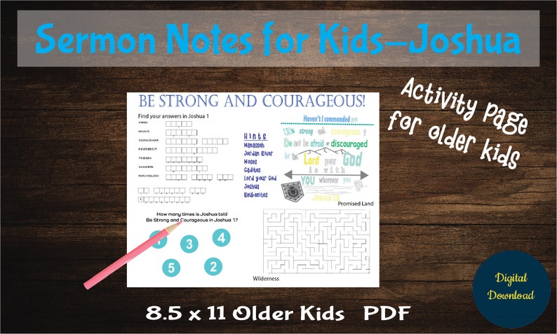 Printable Sermon Notes for Kids Printable Sermon Notes - Etsy