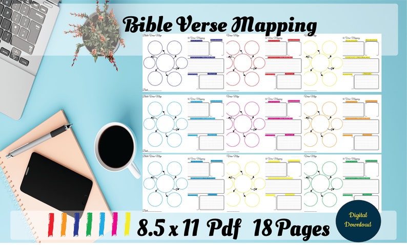 Bible Verse Mapping, Bible Verse Mapping Goodnotes, Onenotes, Happy ... Bible Verse Mapping, Bible Verse Mapping Goodnotes, Onenotes, Happy ...