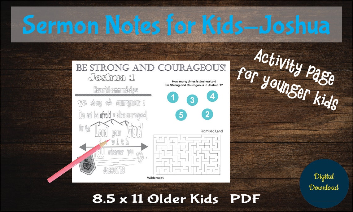 Printable Sermon Notes for Kids Printable Sermon Notes - Etsy