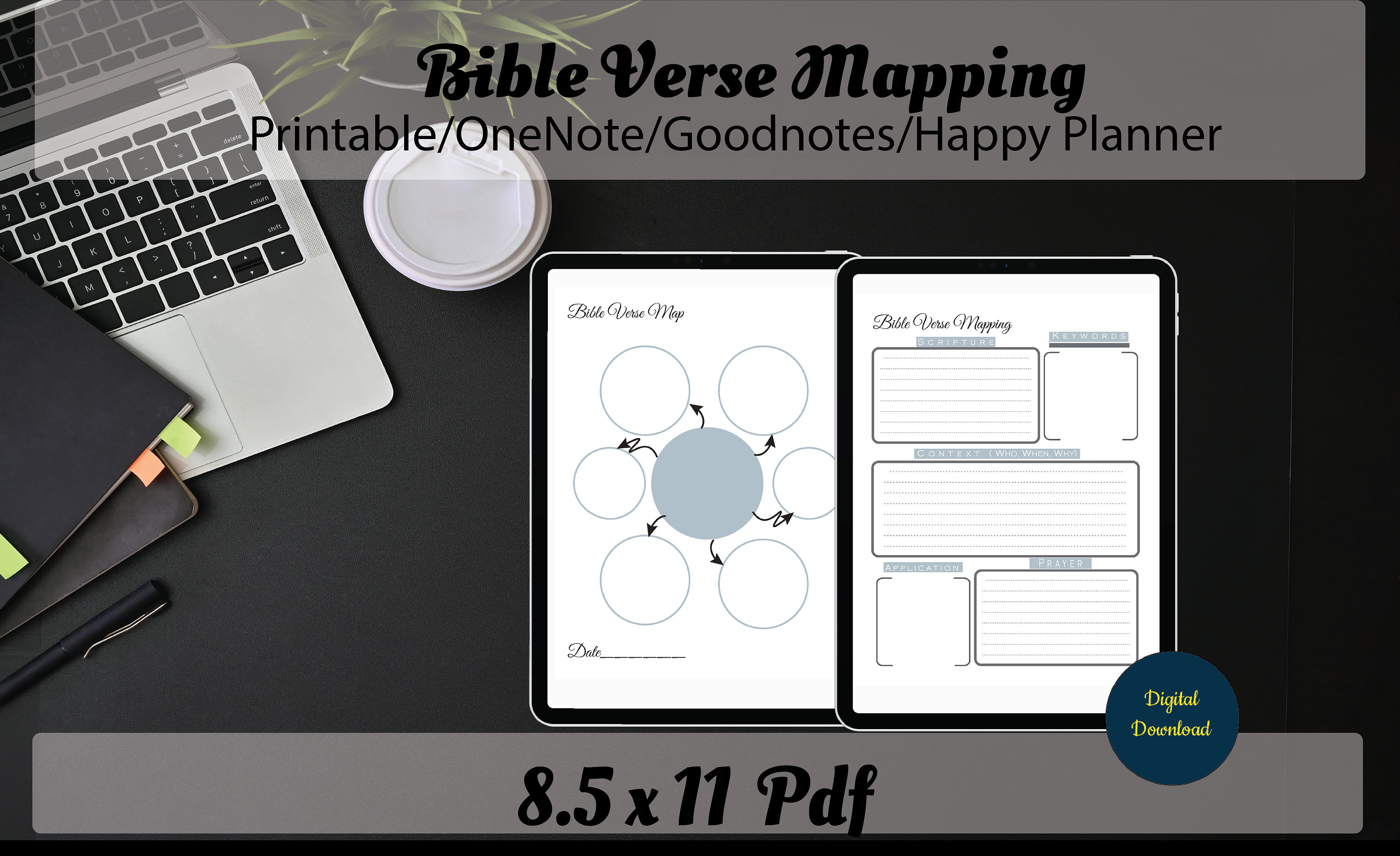 Bible Verse Mapping Bible Verse Mapping goodnotes Onenotes Happy ...