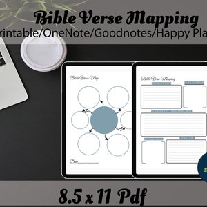 Bible Verse Mapping Bible Verse Mapping goodnotes Onenotes Happy ...