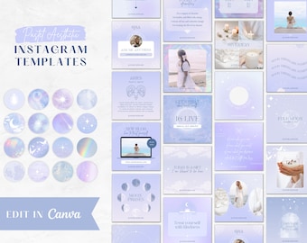 Instagram Lavender Template - Etsy