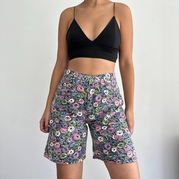 Floral Print Shorts - Etsy