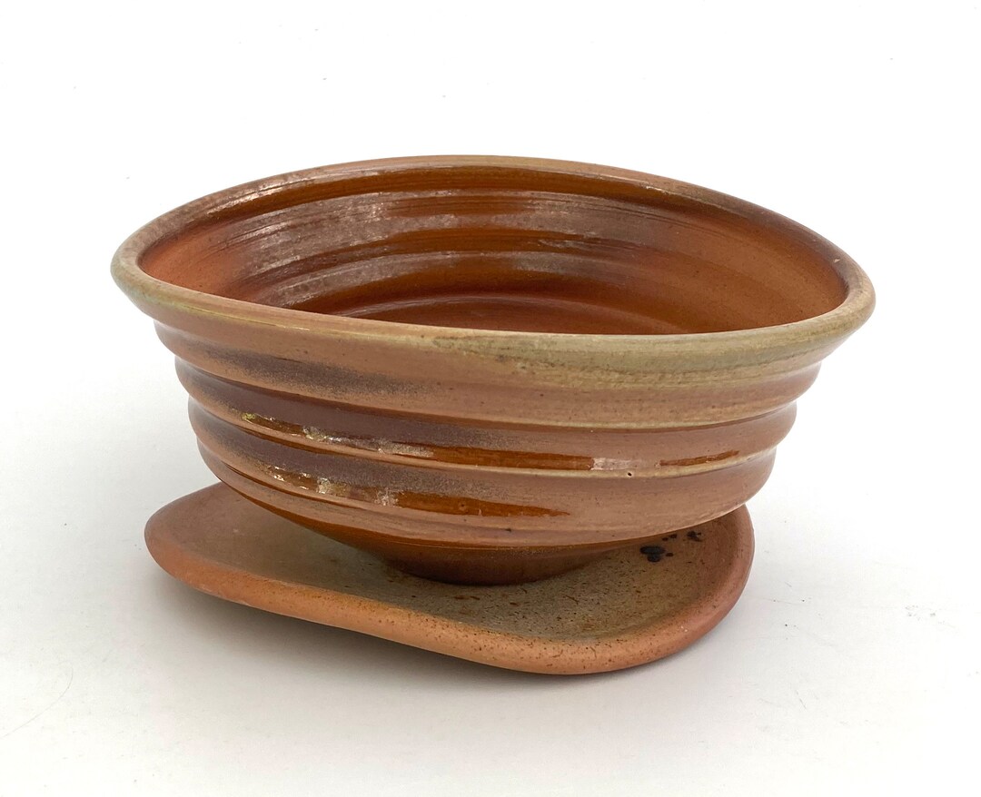 WOOD FIRED PLANTER #56 Stoneware Flower Pot Glazed by the Wood Ash in ...