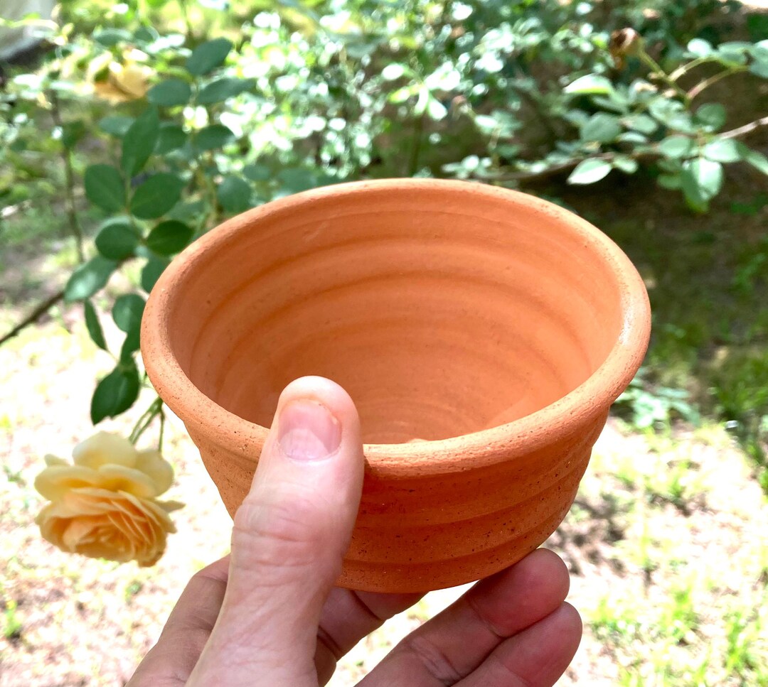 CLAY FLOWER POT #97 Ceramic Terracotta Planter With Saucer - Porous Red ...