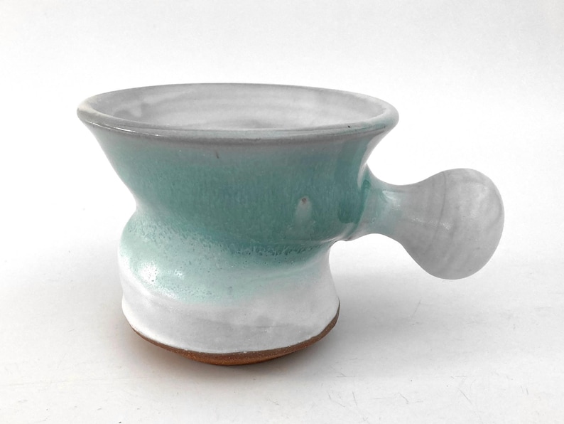 STONEWARE SHAVING MUG #29: Ceramic Lather Cup. Wet Shave Pottery. - Etsy