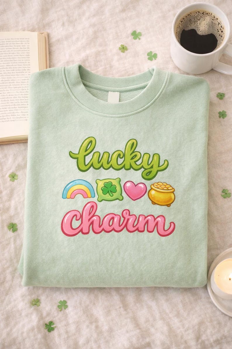 Lucky Charm St Patrick’s Day PNG – Whimsical Lucky Clipart, Spring Art ...
