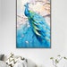 Peacock Modern Art Poster, Instant Digital Download, Colour, Wall Art ...