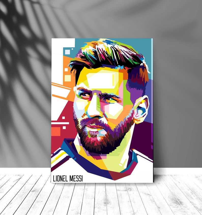 Lionel Messi | Soccer Poster A4, A3, A2, A1, & 12x18" Unframed - Etsy