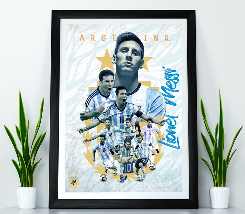 Lionel Messi Poster, Instant Download, Digital Print, Art Painting ...