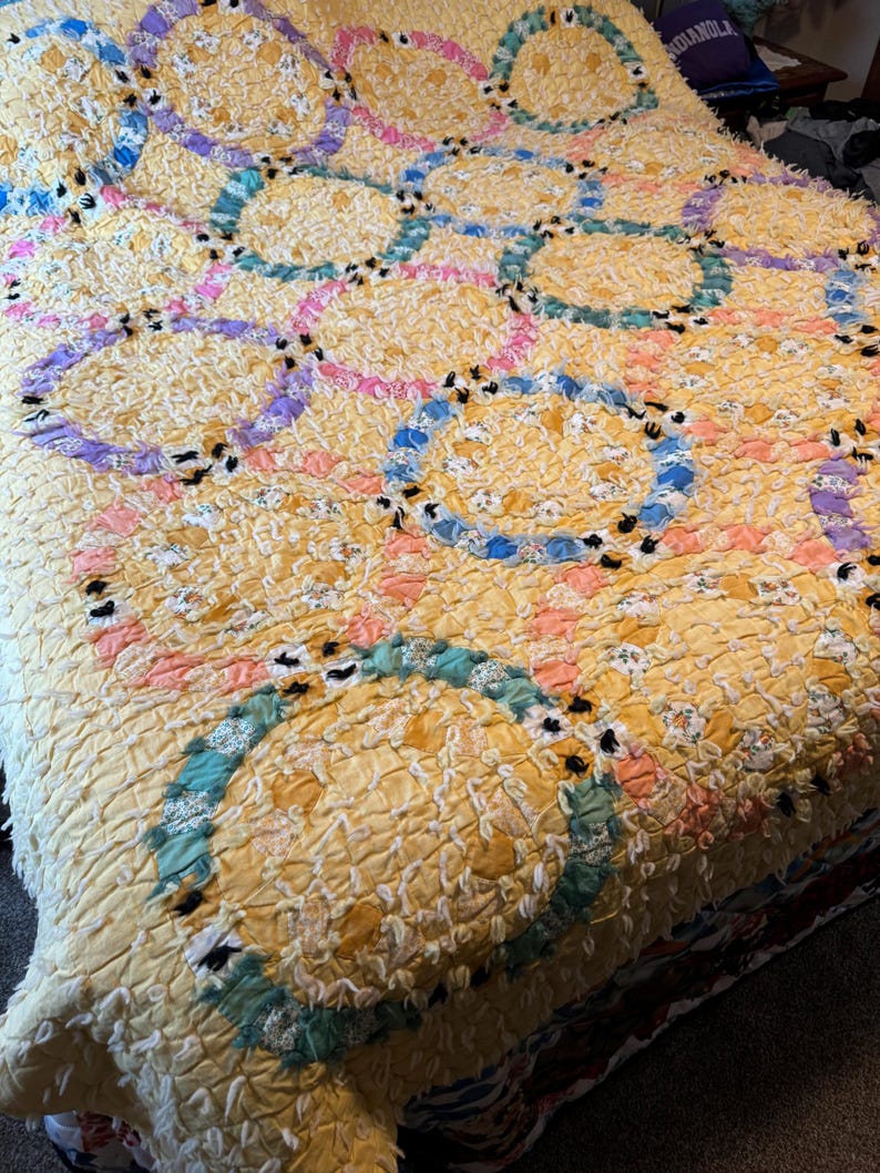 Circle Tie Blanket - Etsy