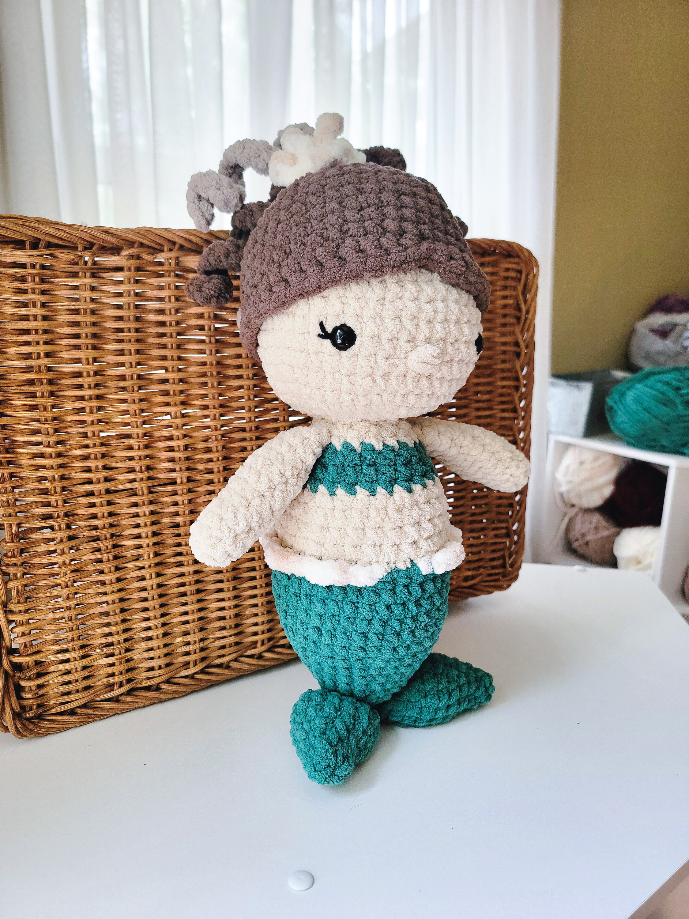 Crochet Merbabies, Crochet Mermaid, Mermaid Plushie, Plush Mermaid ...