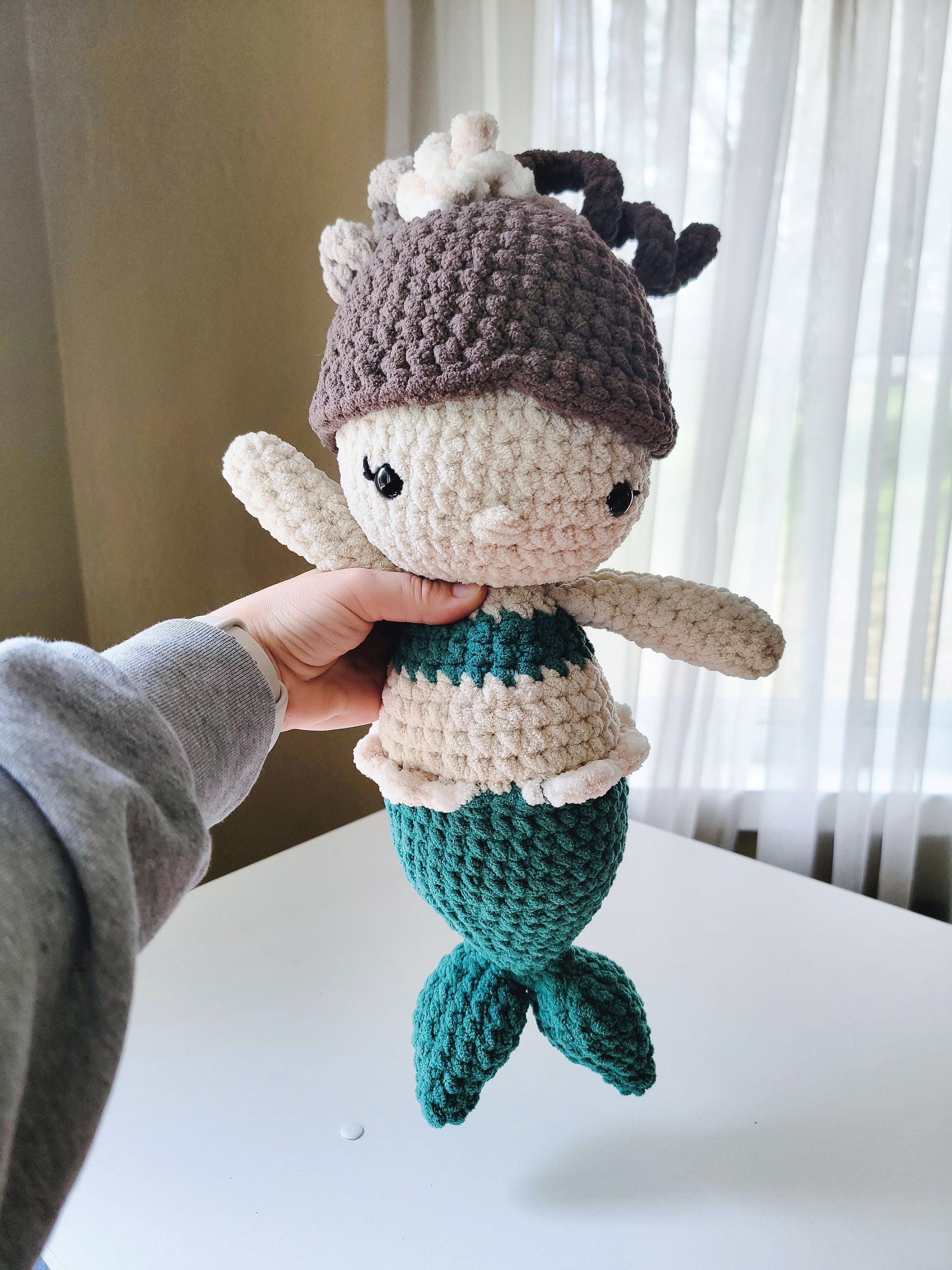 Crochet Merbabies, Crochet Mermaid, Mermaid Plushie, Plush Mermaid ...