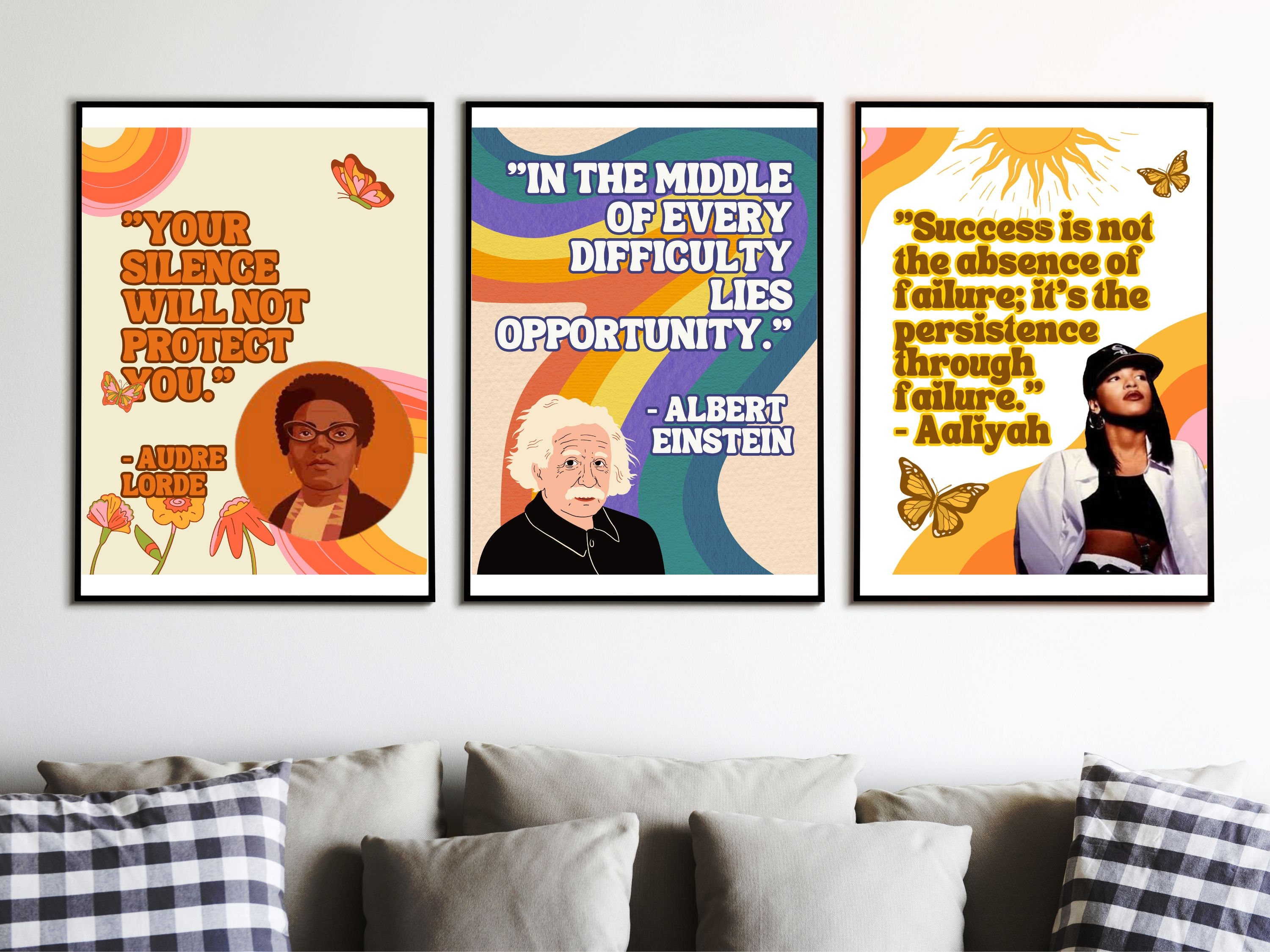 Retro Motivational Posters Educational Classroom Decor Digital Download ...
