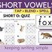CVC Phonics Worksheets: Short Vowel Oo • TAP, BLEND, Read & Spell ...
