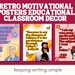 Retro Motivational Posters Educational Classroom Decor Digital Download ...