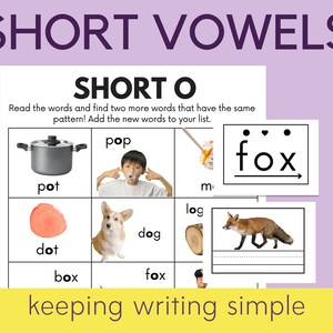 CVC Phonics Worksheets: Short Vowel Oo • TAP, BLEND, Read & Spell ...