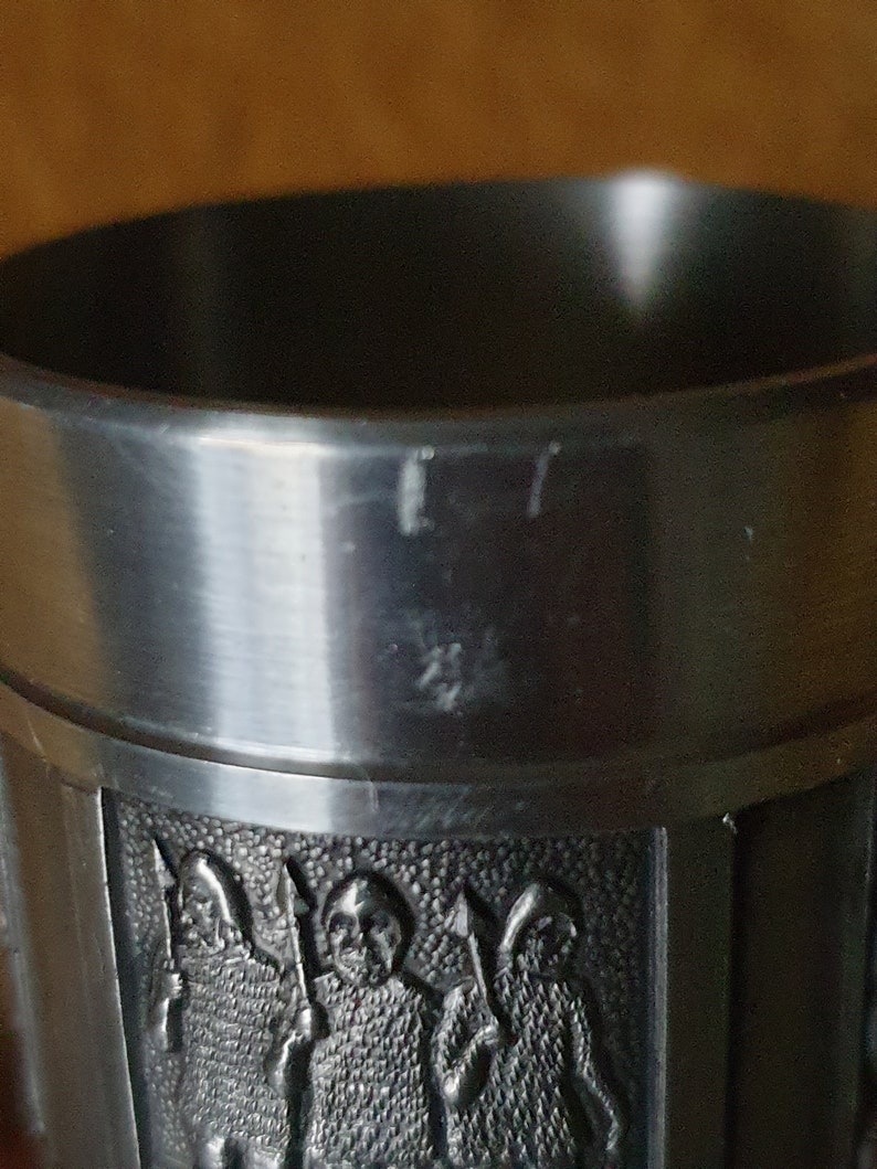 Rare Pair of Norwegian Konge Tin-pewter H.S. Sherry Chalices - Etsy