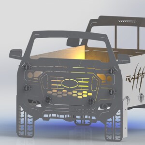 Ford Ranger Fire Pit BBQ DXF File - Etsy