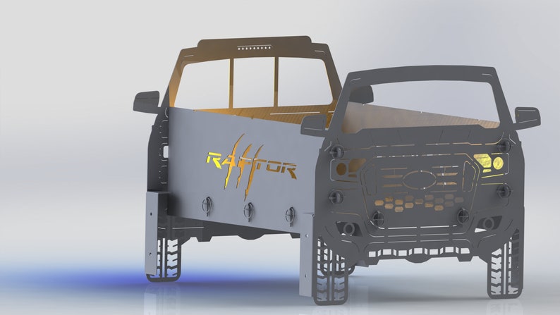 Ford Ranger Fire Pit BBQ DXF File - Etsy