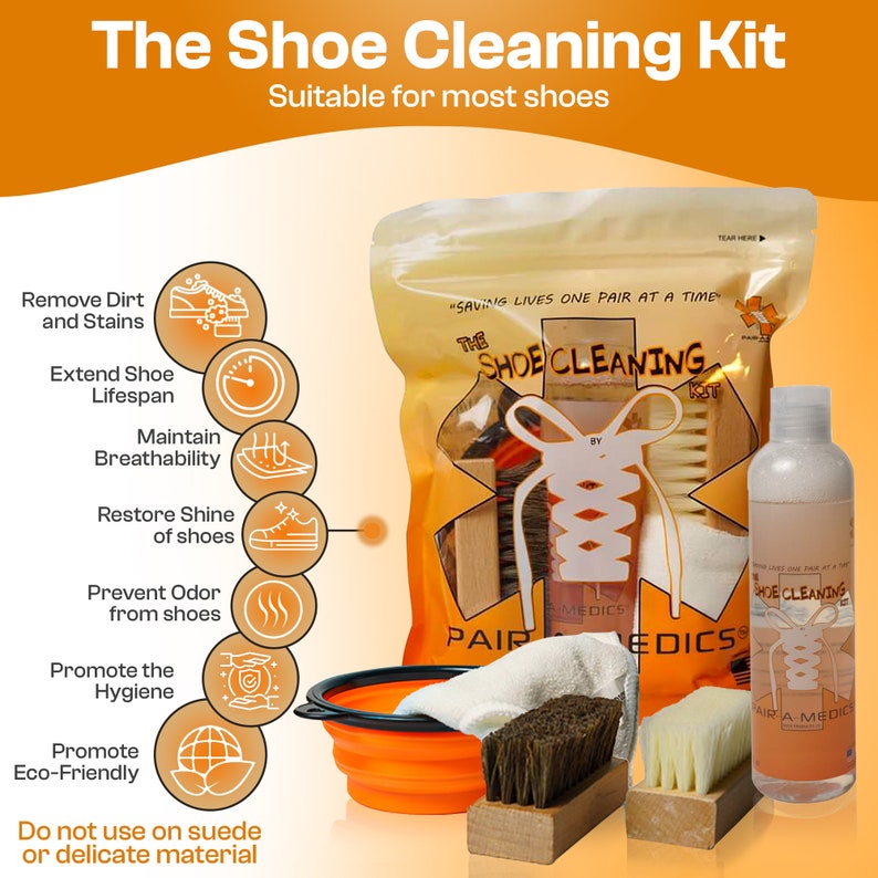 Shoe Cleaner Kit 8oz Sneaker Cleaner - Etsy
