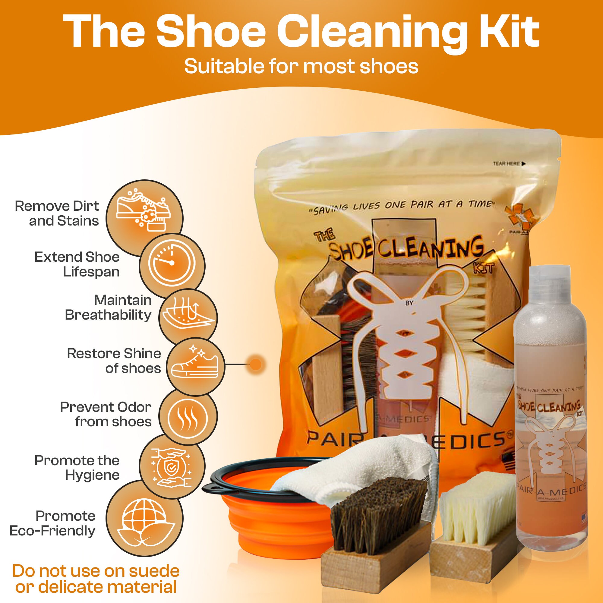 Shoe Cleaner Kit 8oz Sneaker Cleaner - Etsy