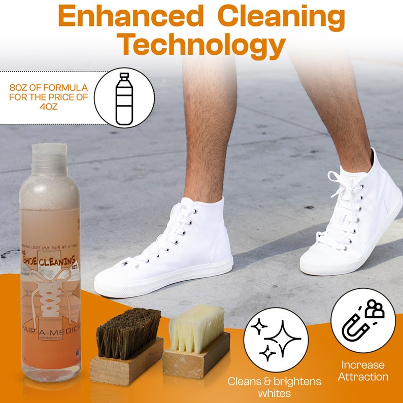 Shoe Cleaner Kit 8oz Sneaker Cleaner - Etsy