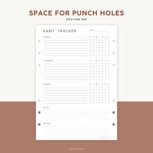 Weekly Habit Tracker Printable Daily Routine Tracker Template Weekly ...