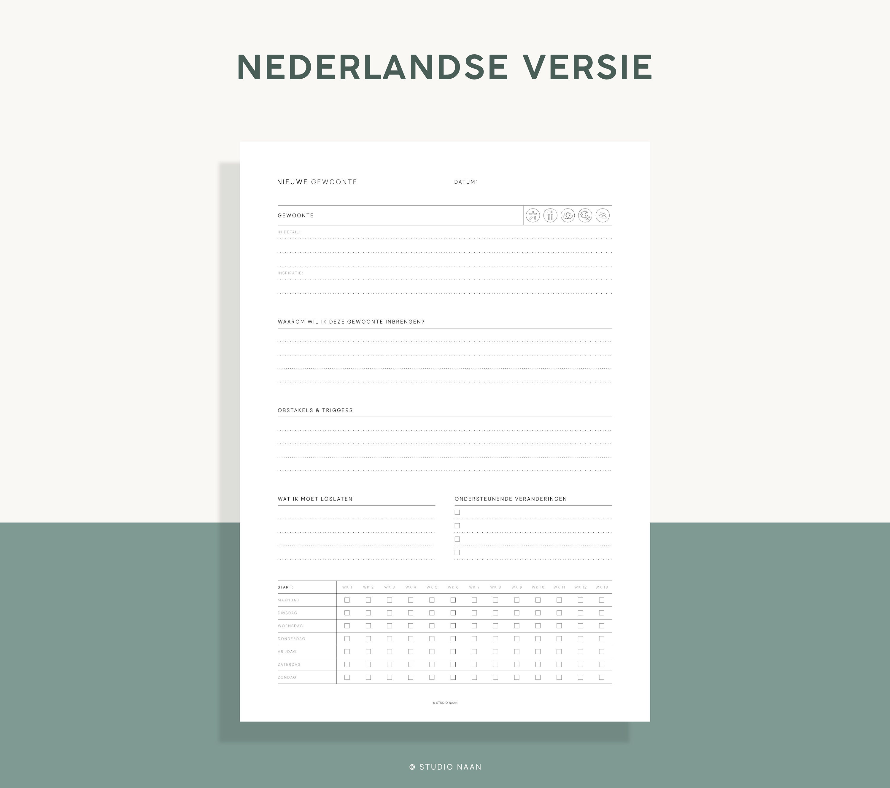 New Habit Maker Printable Routine Tracker Template Habit Tracker ...