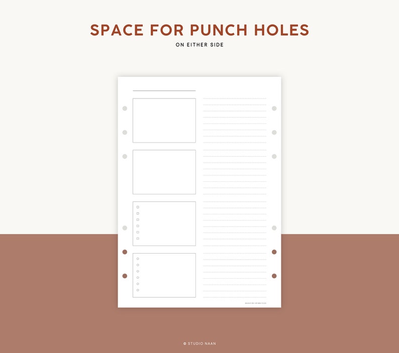 Blank Pages Template Daily Checklist Printable Weekly Goal Tracker ...