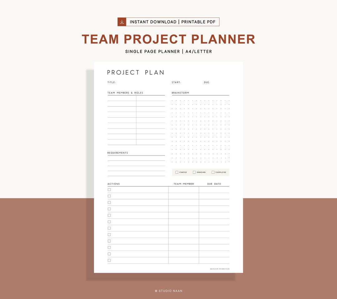 Printable Task Manager Template Work Project Planner Employee To-do ...