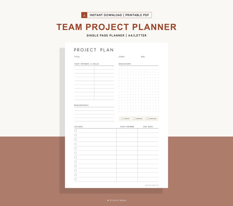 Printable Task Manager Template Work Project Planner Employee To-do ...
