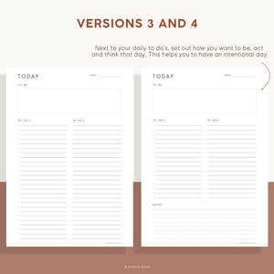 Printable To-do List Daily Checklist Weekly to Do List Monthly ...