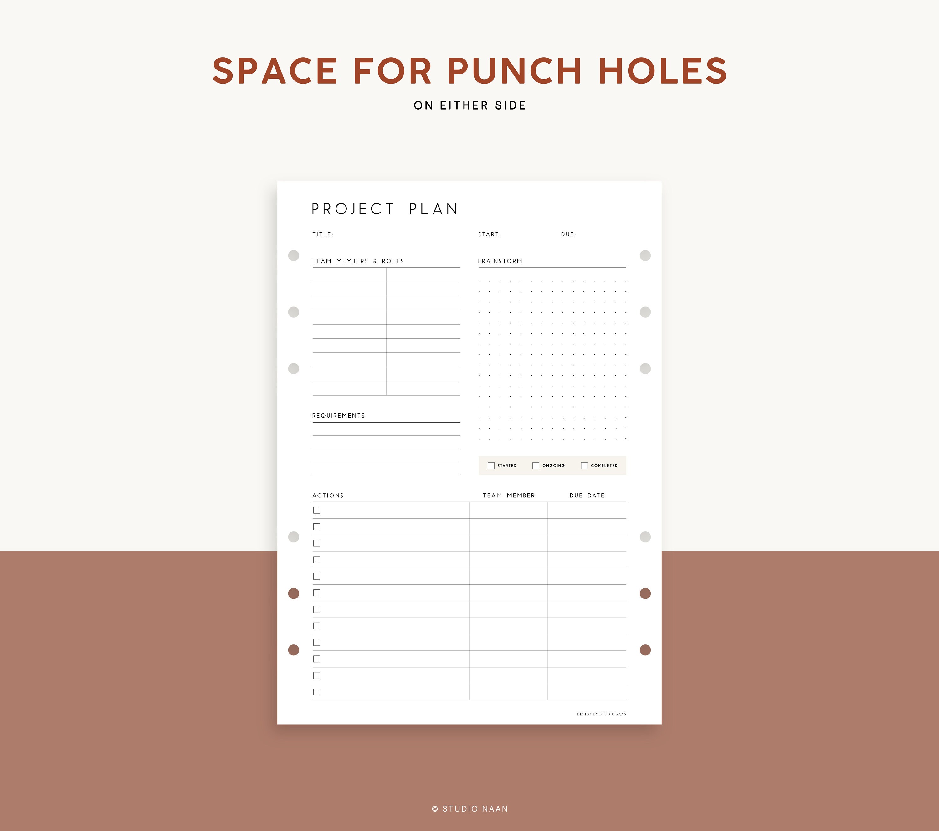 Printable Task Manager Template Work Project Planner Employee To-do ...