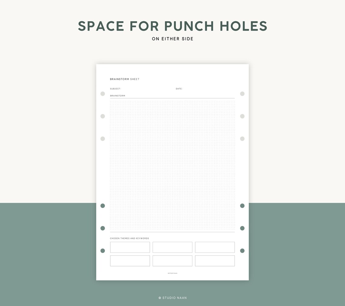 Brainstorm Planner Printable Brainstorm Action Plan Brainstorm Sheets ...