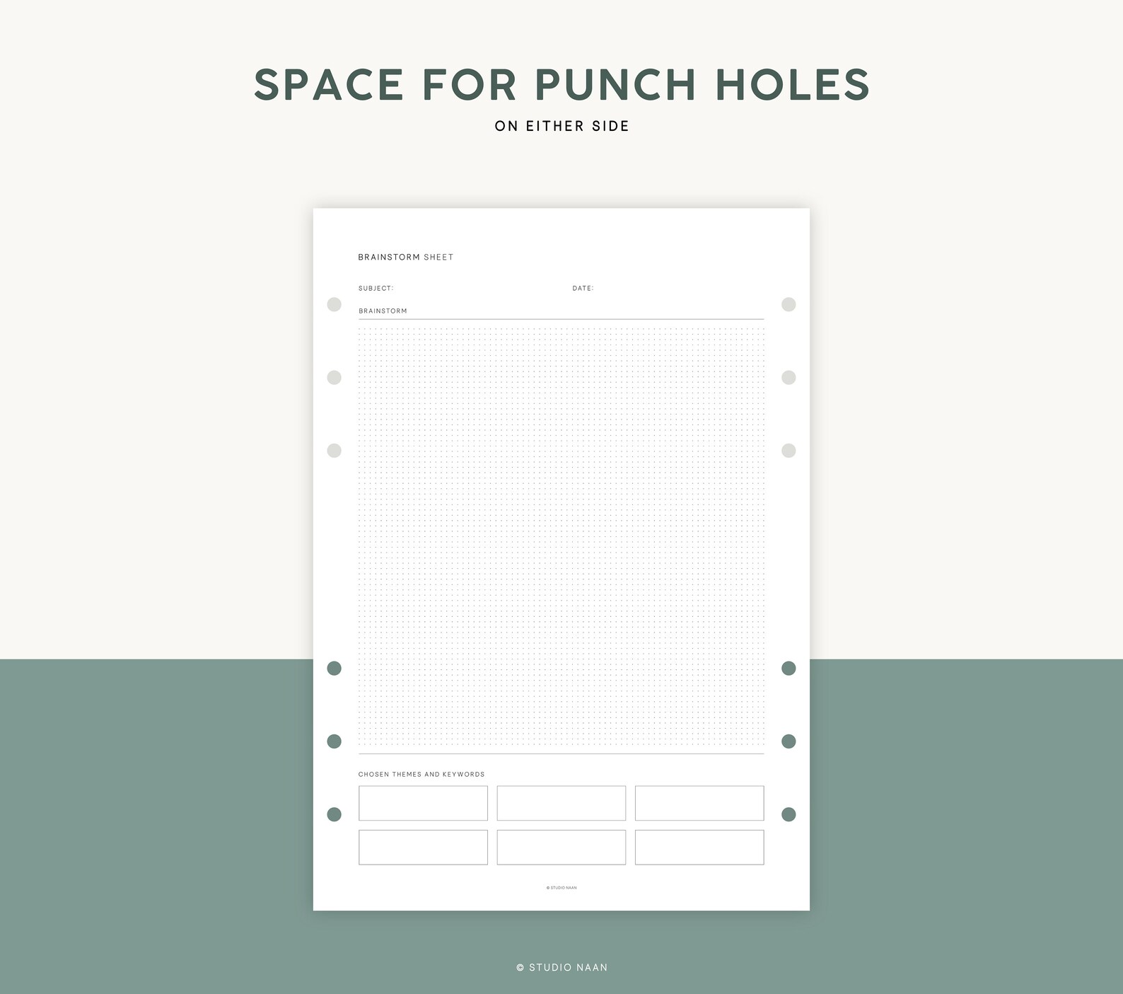 Brainstorm Planner Printable Brainstorm Action Plan Brainstorm Sheets ...