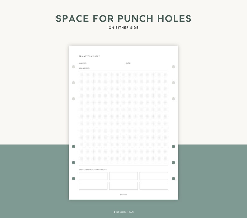 Brainstorm Planner Printable Brainstorm Action Plan Brainstorm Sheets ...