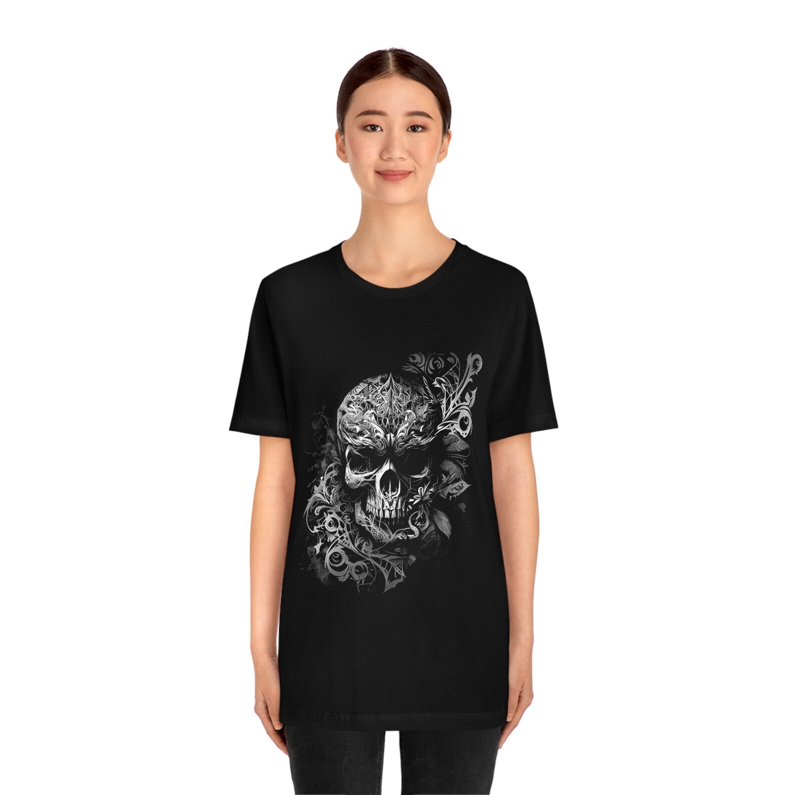 Cool Skull T-shirt - Skull Shirts Skull Design - Etsy