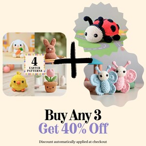 Easter Crochet Pattern Bundle of 4, Easter Bunny Patterns, Crochet Chick, Easy Amigurumi ...