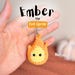 Ember Sprite Crochet Pattern: Halloween Amigurumi Keychain, Witchy Car ...