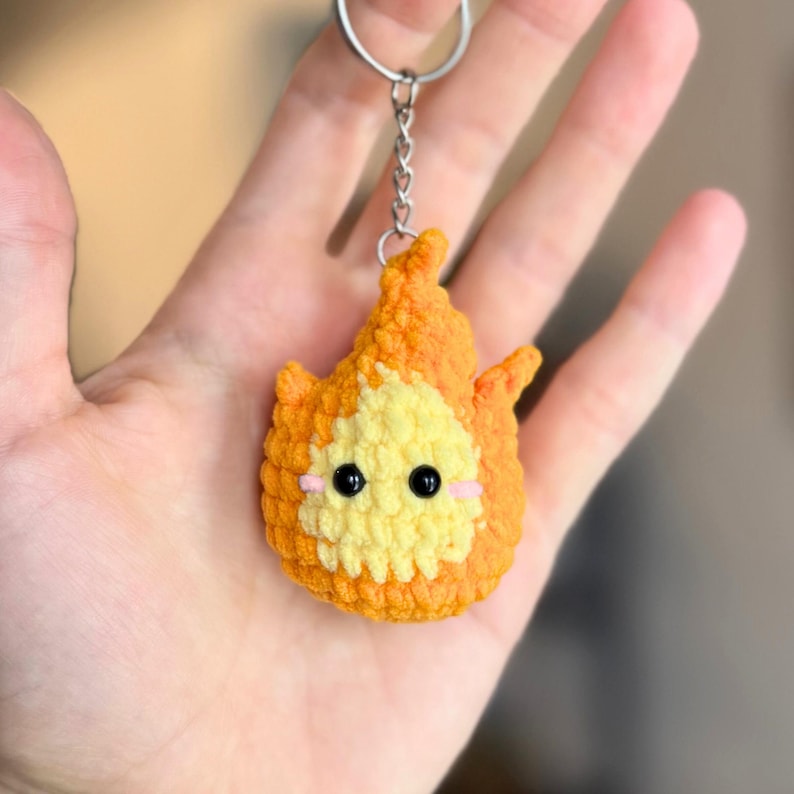 Ember Sprite Crochet Pattern: Halloween Amigurumi Keychain, Witchy Car ...