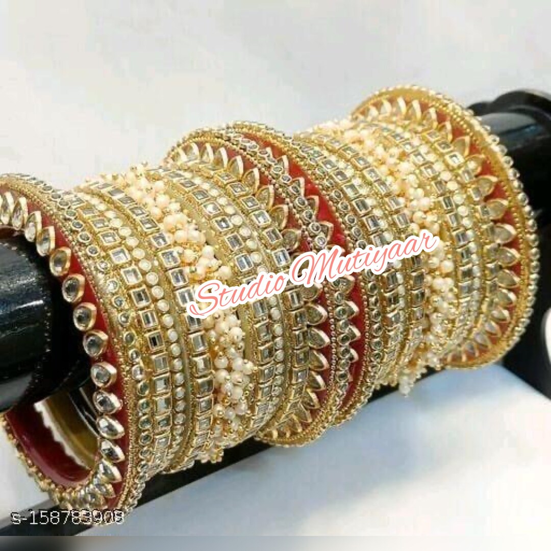 Rajasthani Chooda Bangles Indian Bridal Chura Rajwari Choora - Etsy